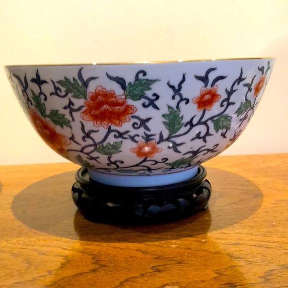 Japanese Porcelain | Accents | Japanese Porcelain Ware Bowl Decorated ...